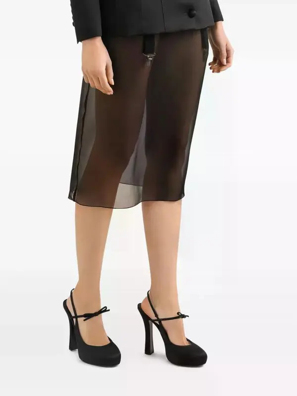 Dolce & Gabbana Chiffon Midi Skirt