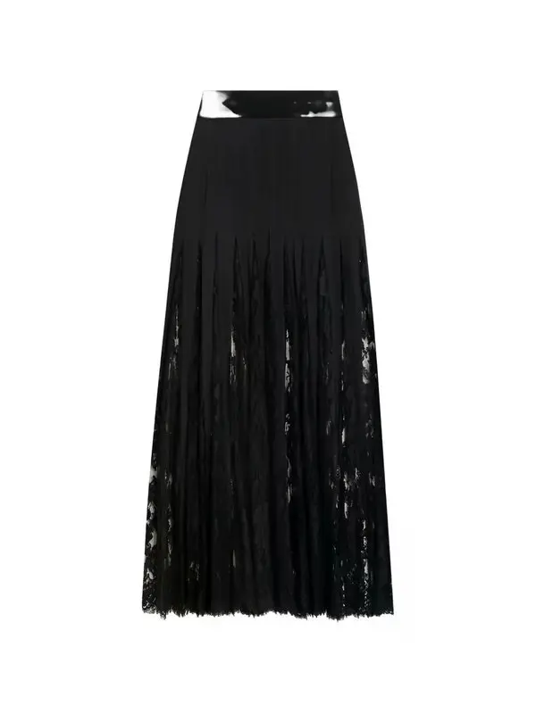 Dolce & Gabbana Silk Chiffon Voile Calf-length Skirt