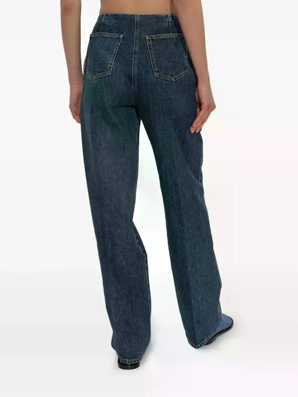 Givenchy 4g-embroidered Straight-leg Jeans
