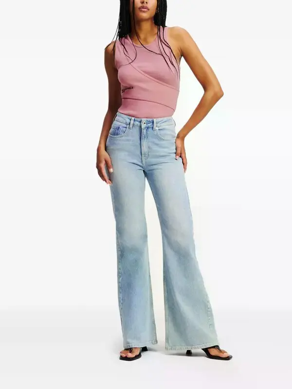 Karl Lagerfeld High-rise Flare Jeans