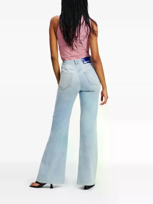 Karl Lagerfeld High-rise Flare Jeans