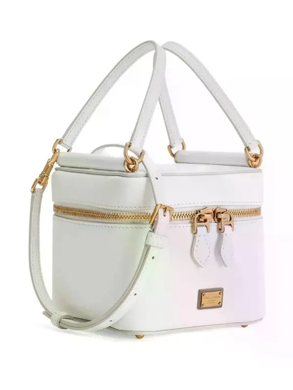 Dolce & Gabbana Sicily Cube Vanity Bag - White