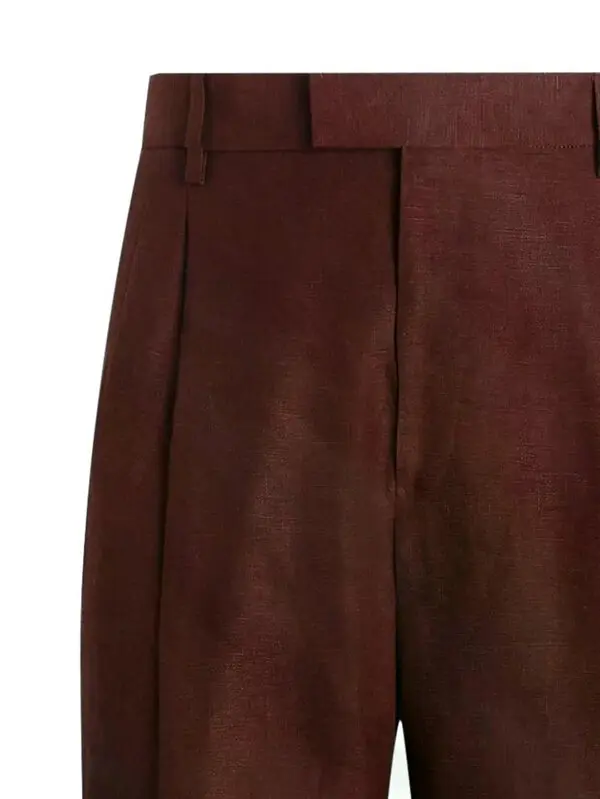 Dolce & Gabbana Straight-leg Tailored Trousers - Brown