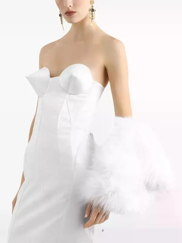 Dolce & Gabbana Faux-fur Muff - White