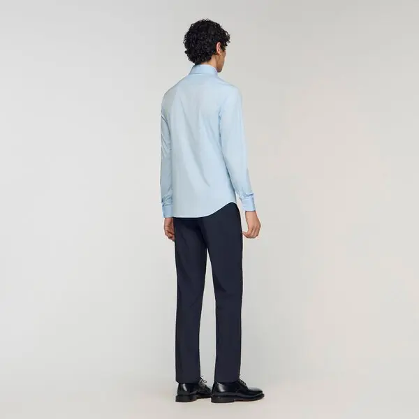 Sandro Plain Shirt - Blue Sky