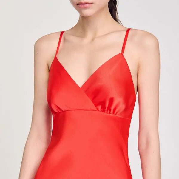 Sandro Flowy Strappy Dress