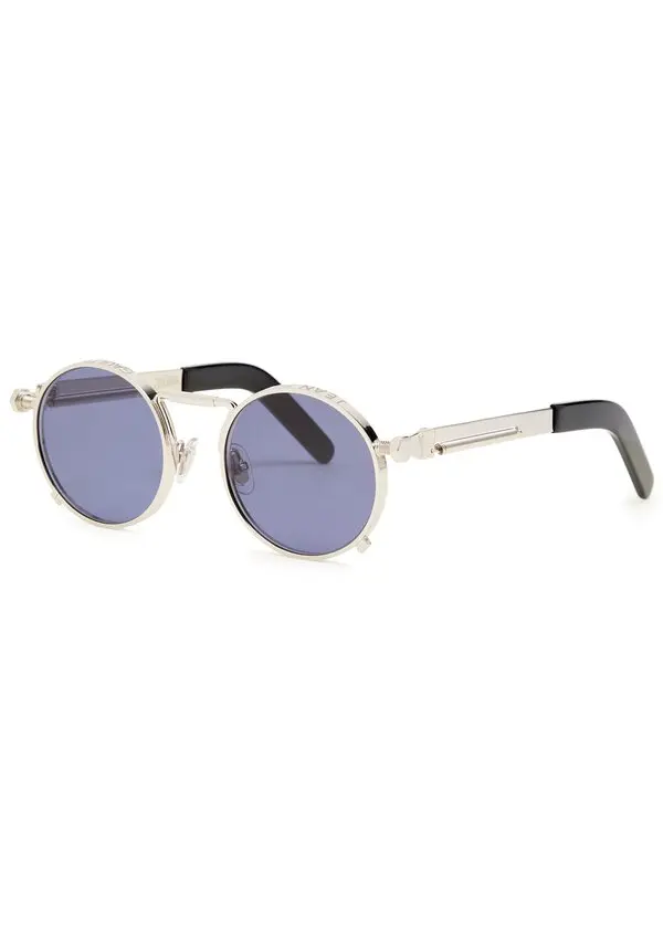 Jean Paul Gaultier Round-frame Sunglasses - Silver
