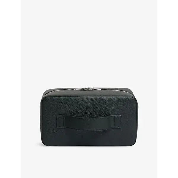 Sandro Logo-embossed Leather Washbag