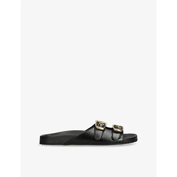 Chloé Polly Leather Slides