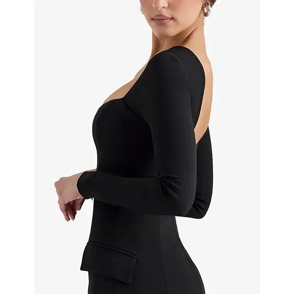 house of cb ella dress black House of CB Maxi Dress  RAG REVOLUTION
