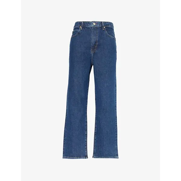 FRAME The Ruler Crop Straight-leg Jeans