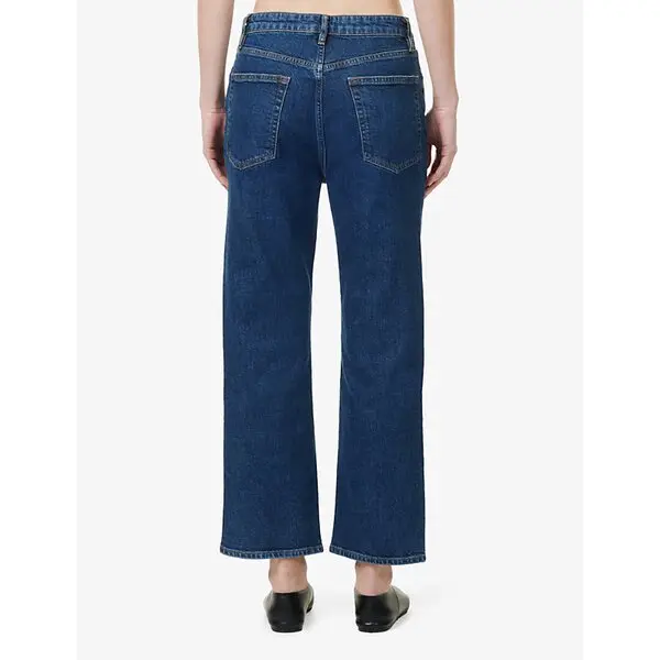 FRAME The Ruler Crop Straight-leg Jeans
