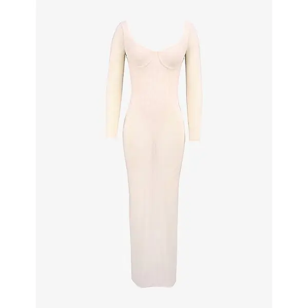 House Of Cb Everly Maxi Dress - Silver