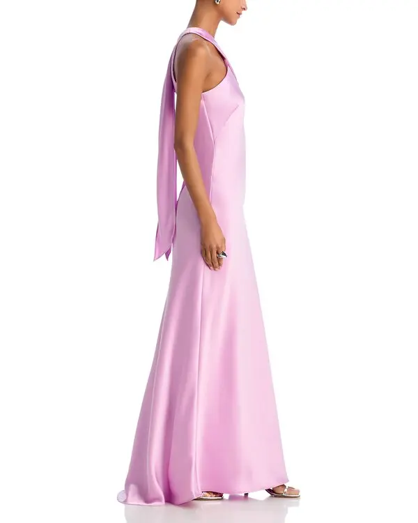 kleinfeld bridal bridesmaid dresses Lara Dresses 9923 Long Formal Slit Beaded Prom Dress