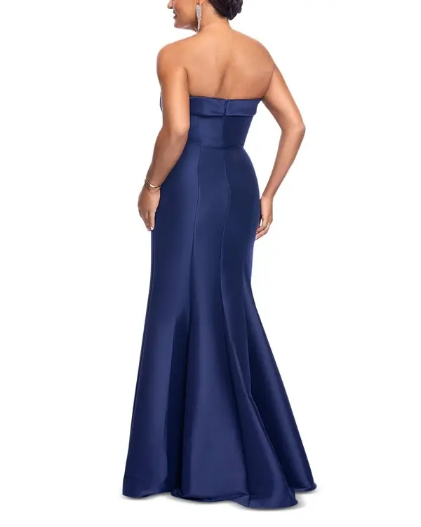 Aqua Draped Gown
