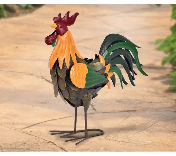 SUNSET VISTA DESIGNS Metal Rooster