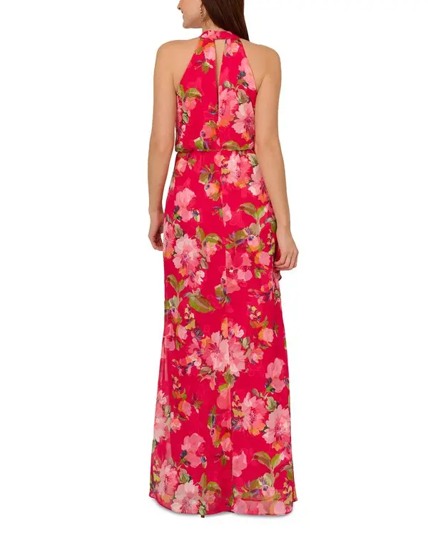 adrianna papell women's mock-neck knit mermaid dress adrianna papell women's mock-neck knit mermaid dress Adrianna Papell  AP1E203825 Long Formal Halter Mermaid Prom Dress