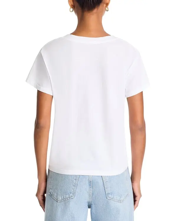 PERFECTWHITETEE Hendrix V-neck Tee - White