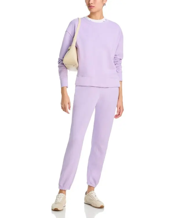 PERFECTWHITETEE Tyler Crewneck Sweatshirt - Ultraviolet