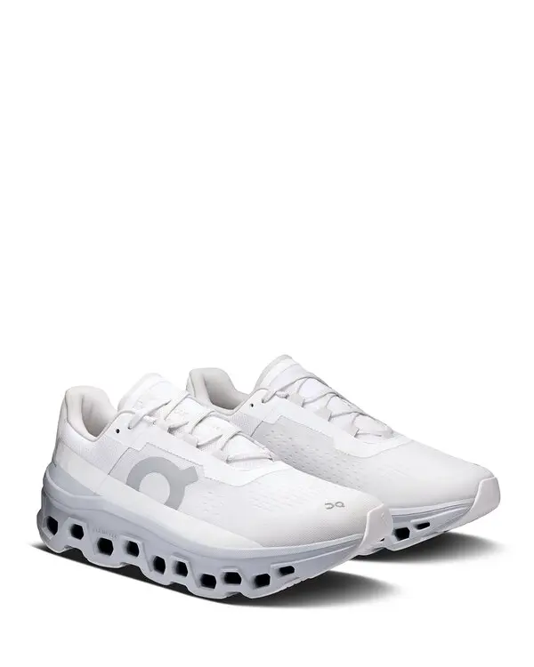 On Cloudmonster Running Sneakers - White