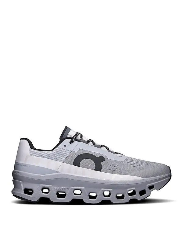 On Cloudmonster Running Sneakers - Alloy