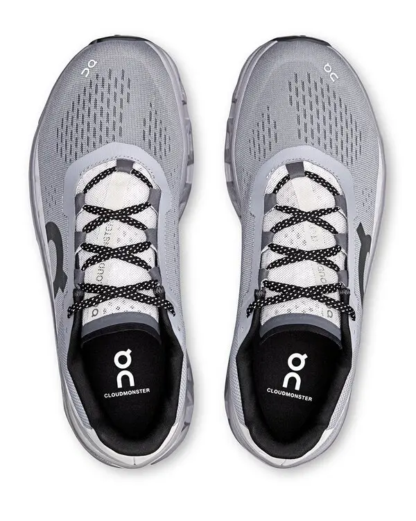 On Cloudmonster Running Sneakers - Alloy