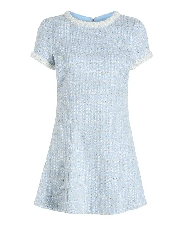 Likely Brie Tweed Dress - Blue Bell