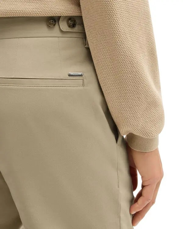 Hugo Boss Genius Stretch Cotton Slim Fit Dress Pants In Light Beige - 20%  Off | Editorialist