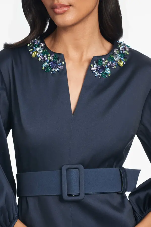 Sachin & Babi Olympia Floral Gown - Night Sky Prima Garden