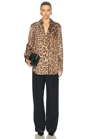 Stella McCartney Animal Print Shirt