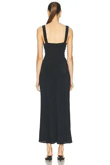 Staud Nic Silk Maxi Dress