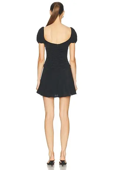 Staud Elba Mini Silk Dress