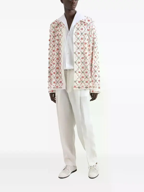Dolce & Gabbana Folded-edge Trousers - White