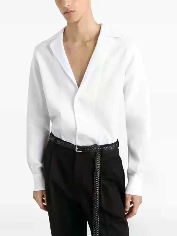 Dolce & Gabbana Peak-lapel Collar Shirt - White