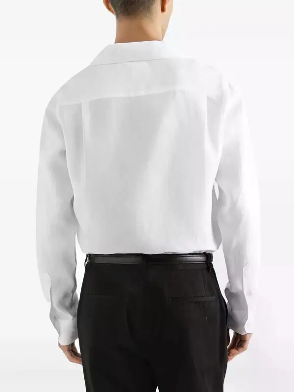 Dolce & Gabbana Peak-lapel Collar Shirt - White