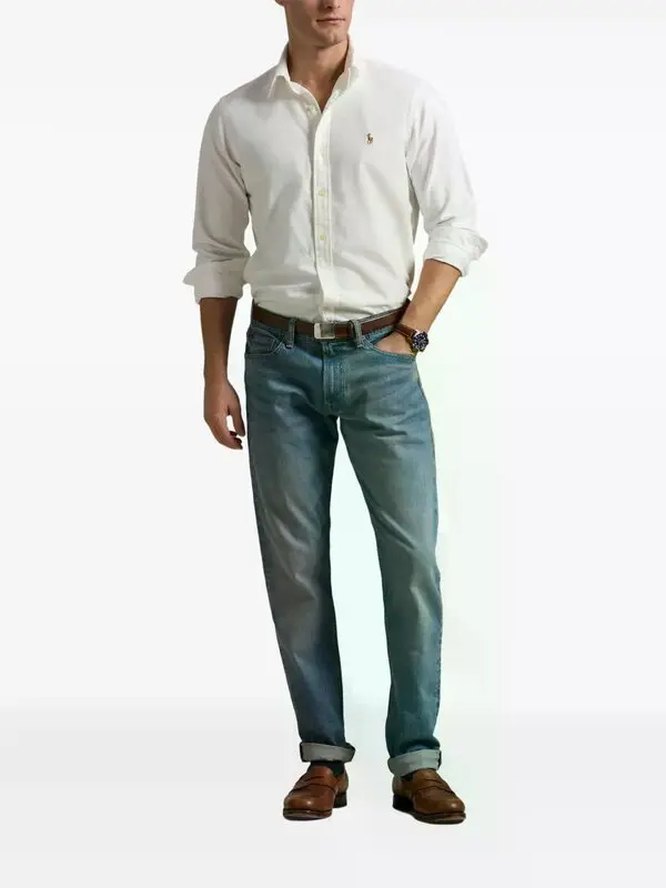 Polo Ralph Lauren Embroidered Pony Tapered Jeans - Blue
