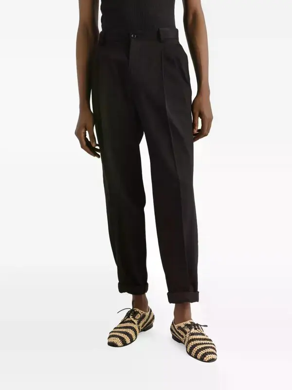 Dolce & Gabbana Folded-edge Trousers