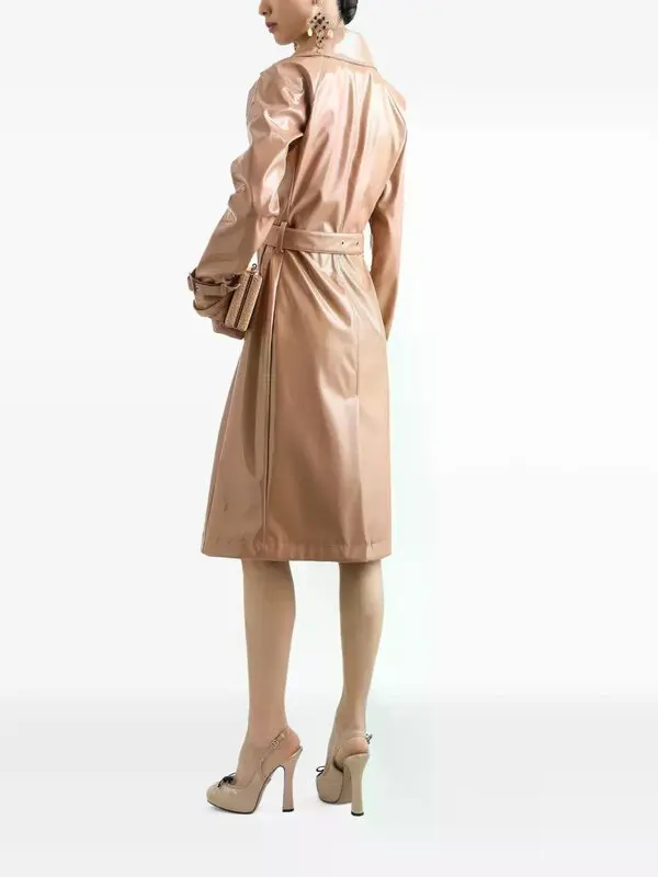 Dolce & Gabbana Belted Trench Coat - Brown