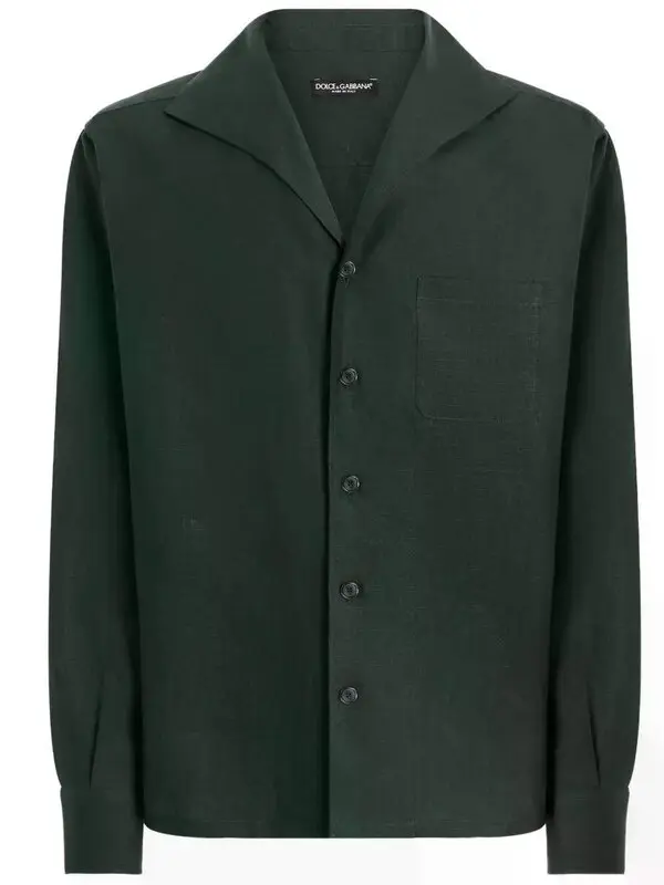 Dolce & Gabbana Sailor-collar Shirt - Green