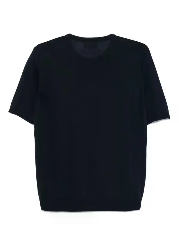 ROBERTO COLLINA Fine-knit T-shirt - Blue