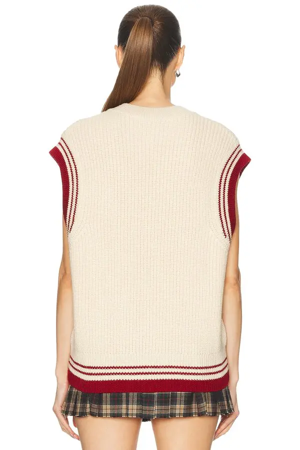 Ami Ribbed Sweater Vest