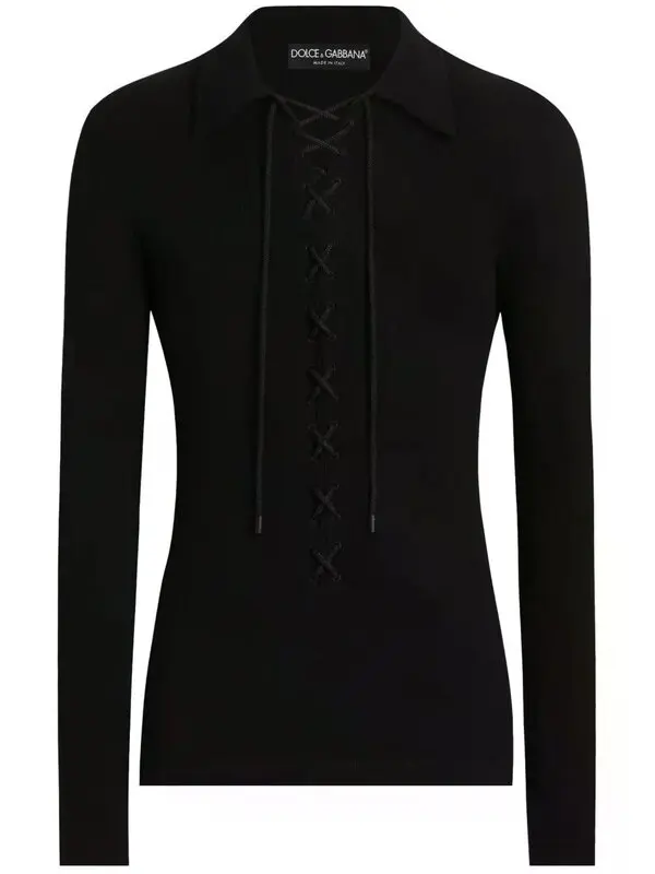 Dolce & Gabbana Lace-up Sweater