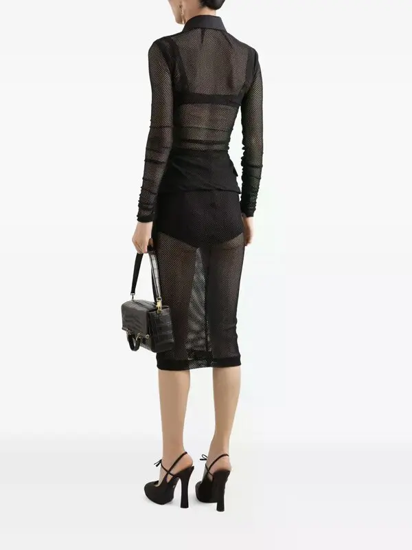 Dolce & Gabbana Mesh Midi Skirt