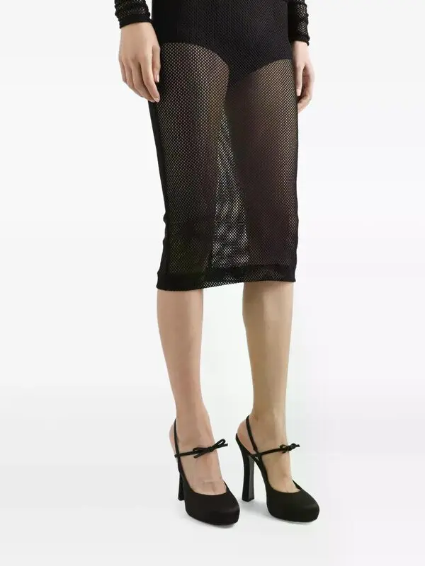 Dolce & Gabbana Mesh Midi Skirt