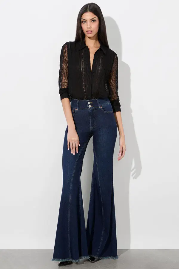 Alice + Olivia Willa Lace Blouse