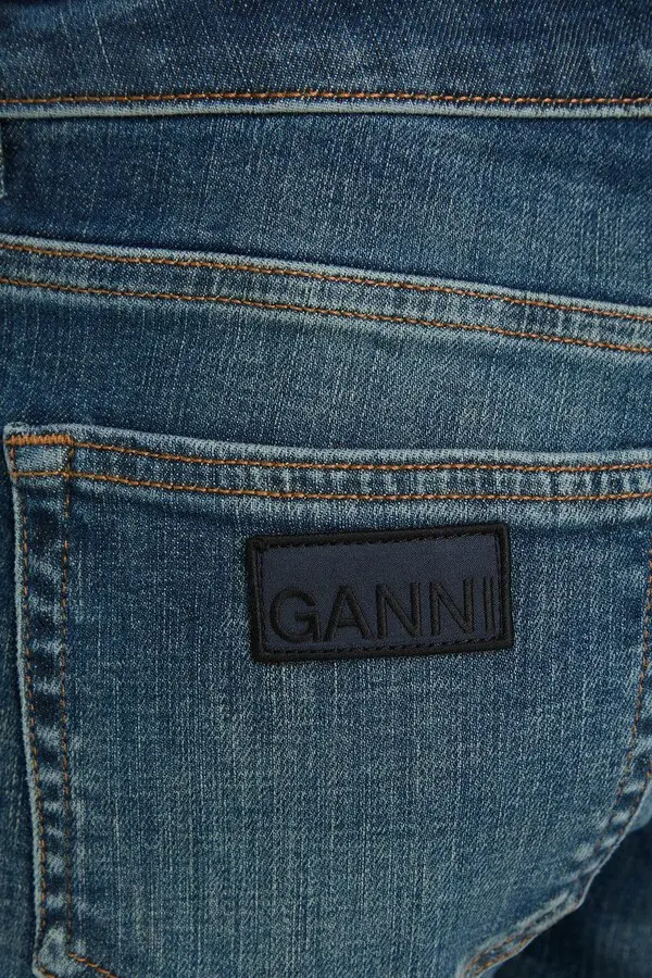 GANNI Mid-rise Flared Jeans