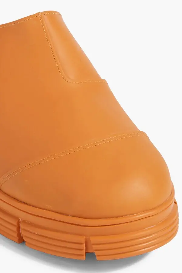 GANNI City Rubber Clogs - Orange