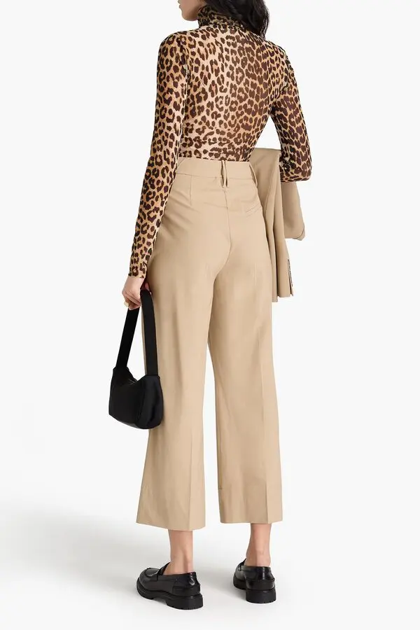 GANNI Cropped Woven Pants