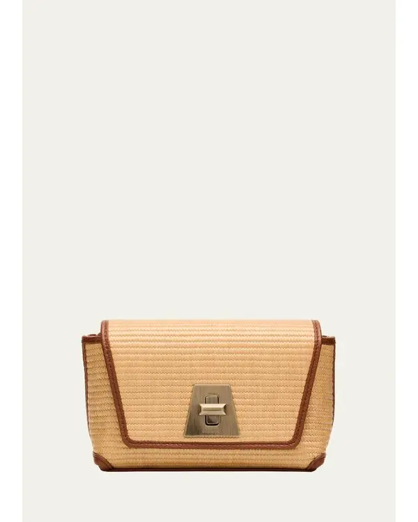 Akris Anouk Little Day Crossbody Bag - Camel/caramel