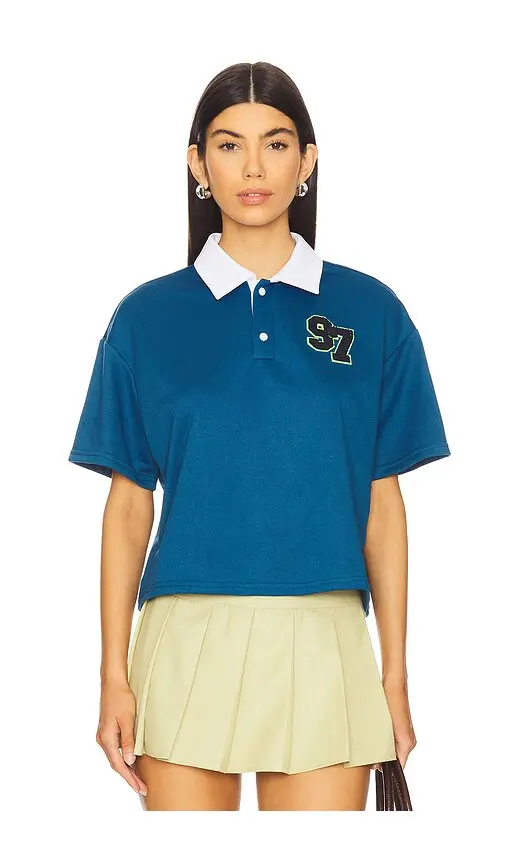 Superdown Alinia Polo Top